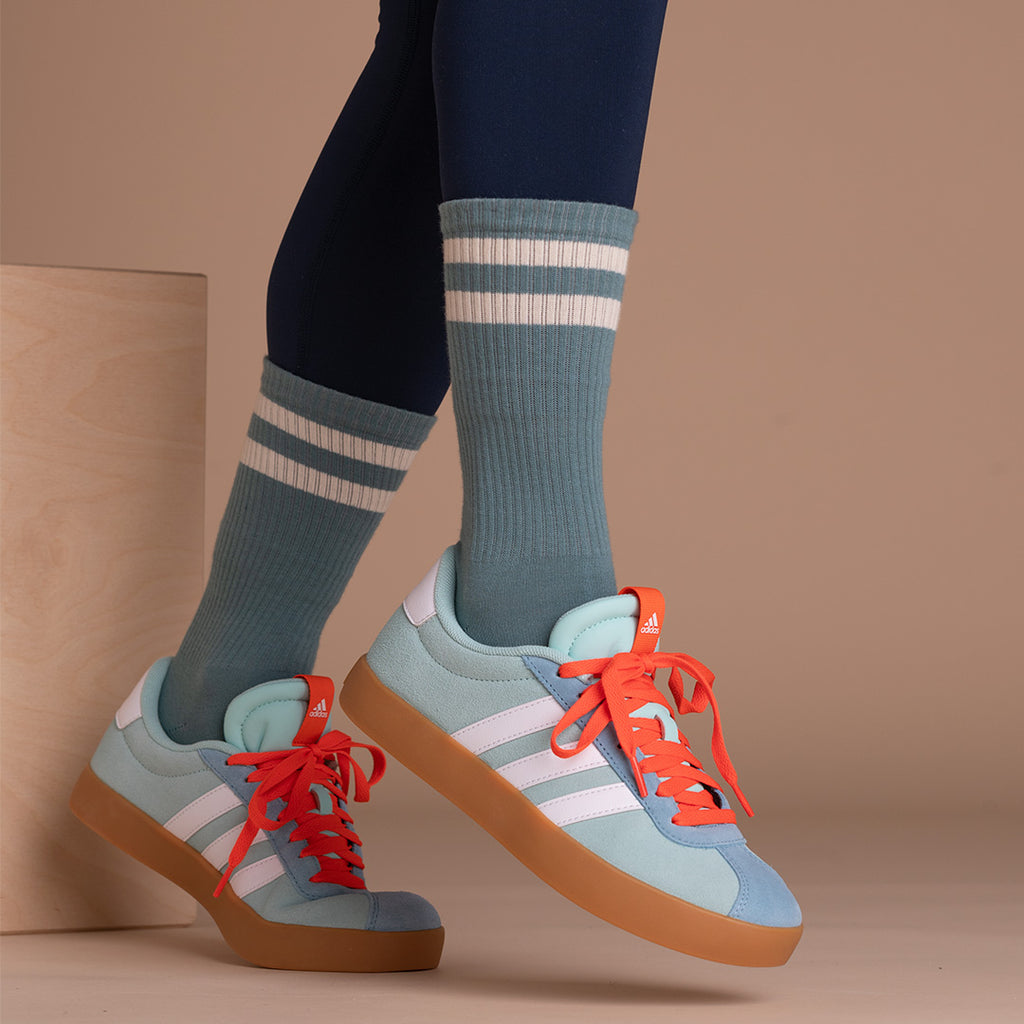 RETRO MUSTARD/NAVY – Snug Socks Co.